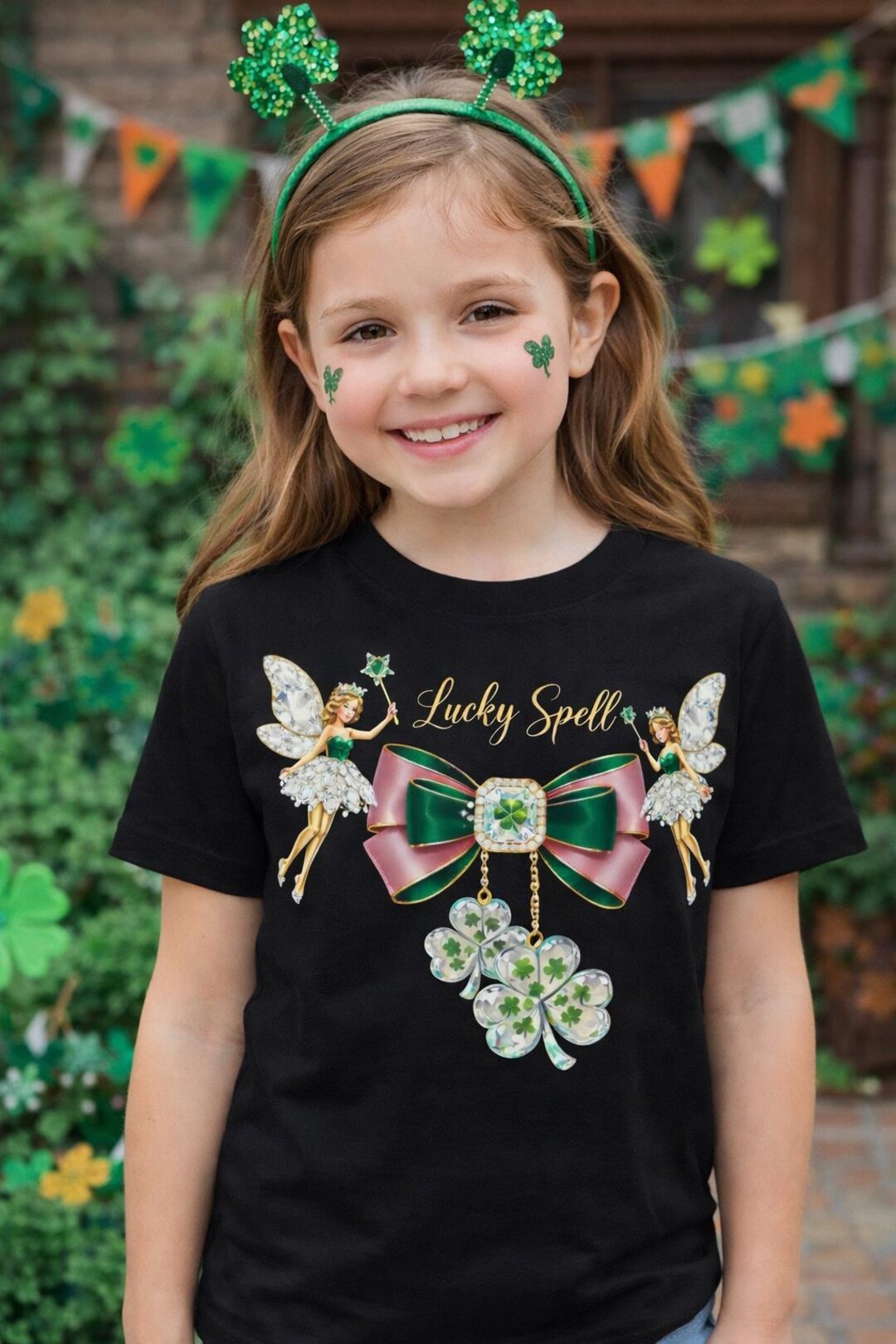 Lucky Spell PNG Saint Patrick, Fairy Bow Clover Png, St Patricks Day ...