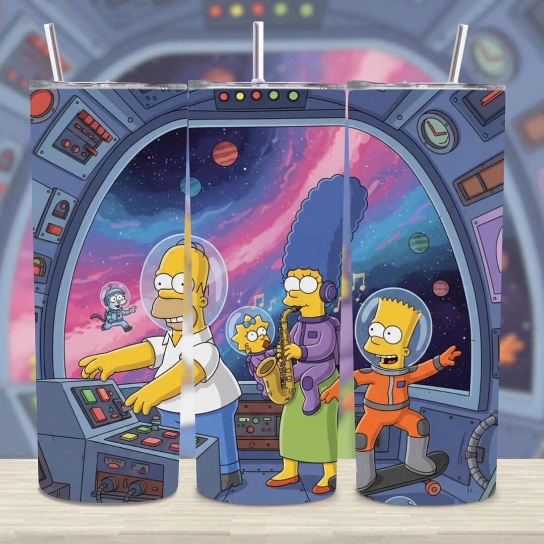 Simpsons Tumbler PNG, Bart Simpson 20oz Tumbler Wrap, Cartoon Character ...