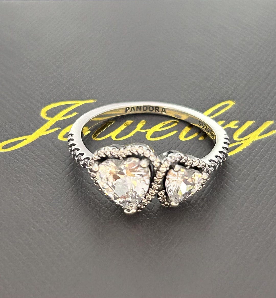 S925 Sterling Silver Sparkling Love Preference Fashion Ladies/couples ...