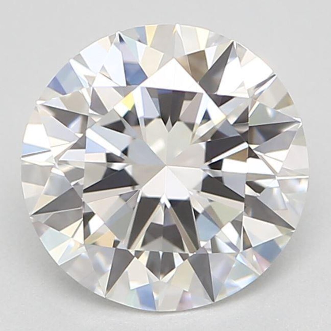 1.00 CT Round Brilliant Cut Lab Grown Diamond | D Color VVS1 Clarity ...