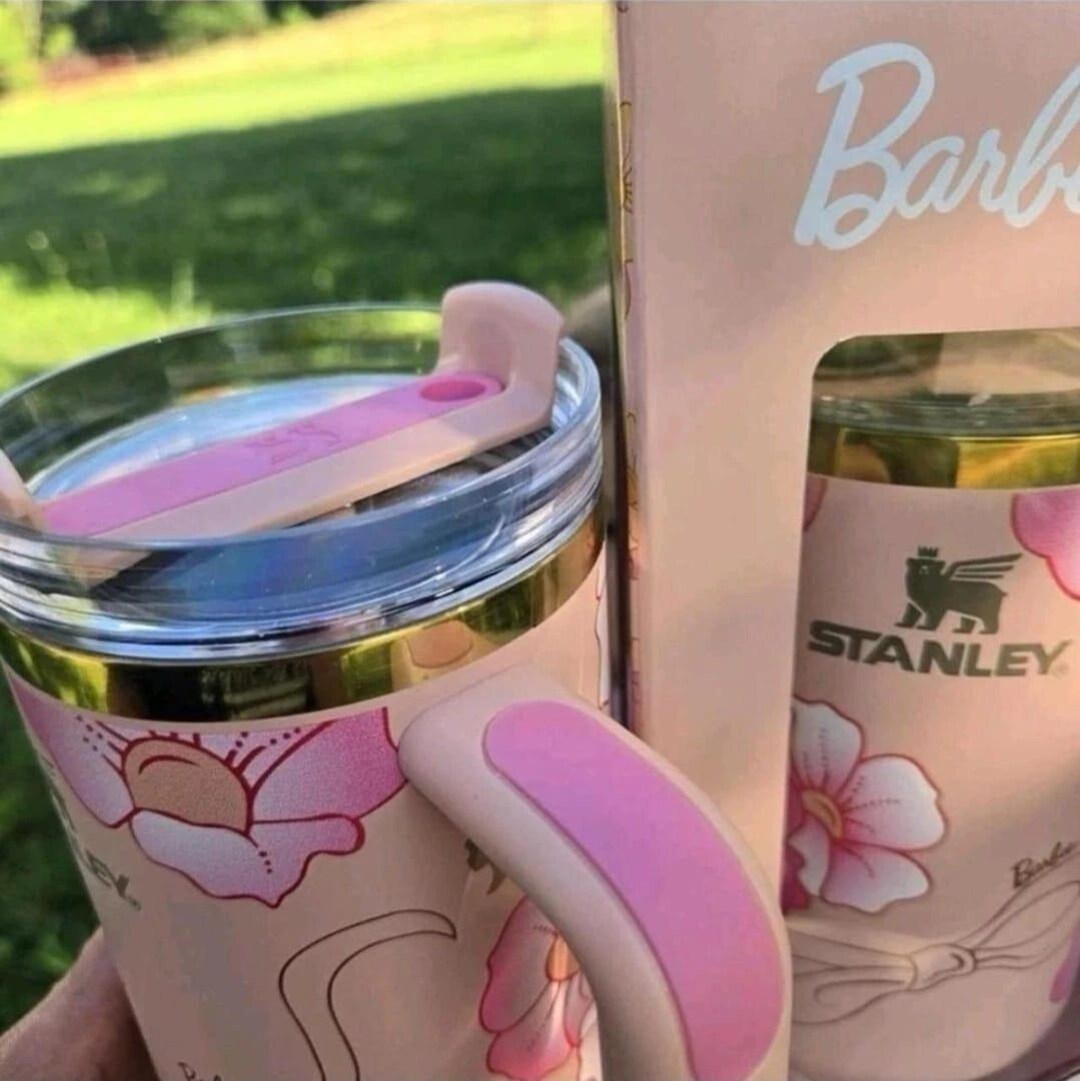 Stanley X Barbie “just Peachy” Floral Tumbler | Limited Edition 40 Oz ...