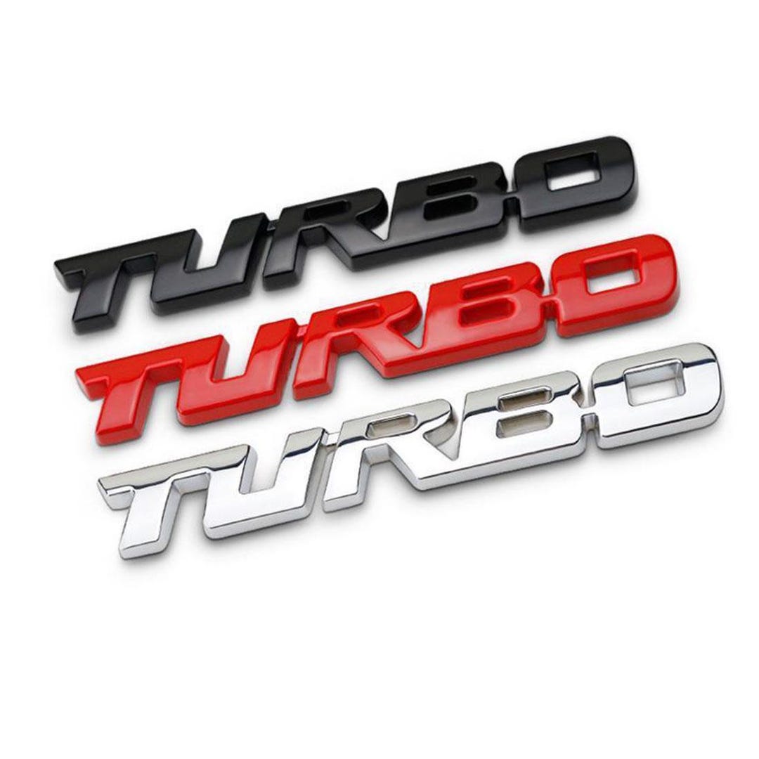 3D Metal Car Turbo Badges Emblem Adhesive Sticker Emblem - Etsy