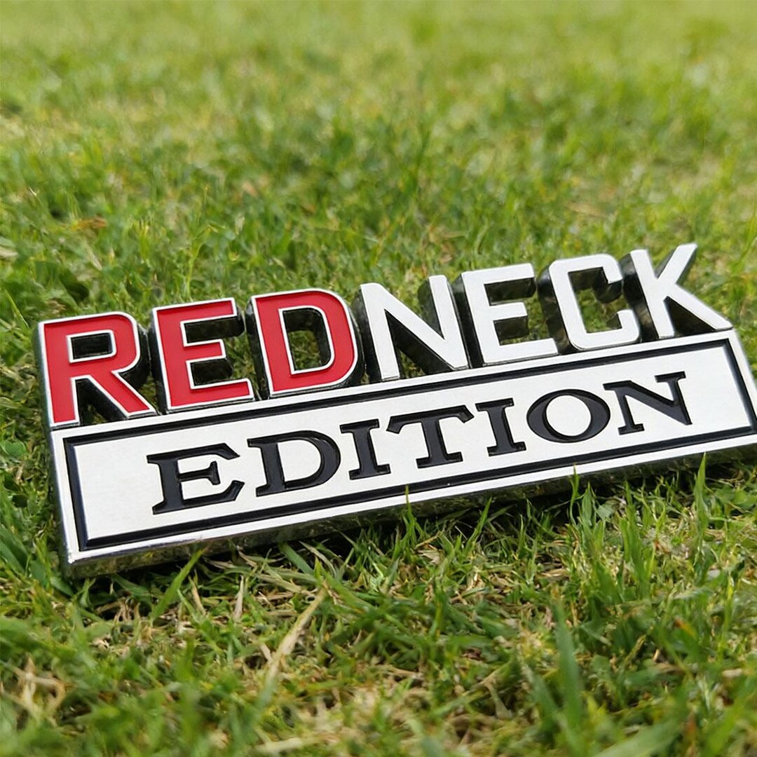 3D Metal Redneck Edition Car Emblem Badge Sticker - Etsy