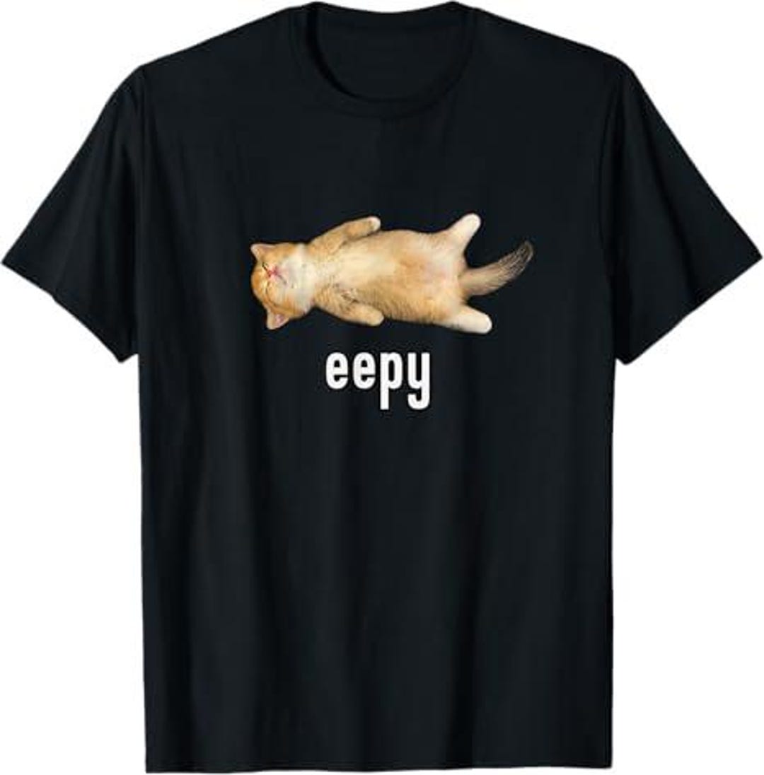 Eepy Cat, Silly Sleepy Cat Meme T-shirt - ES65 - Etsy