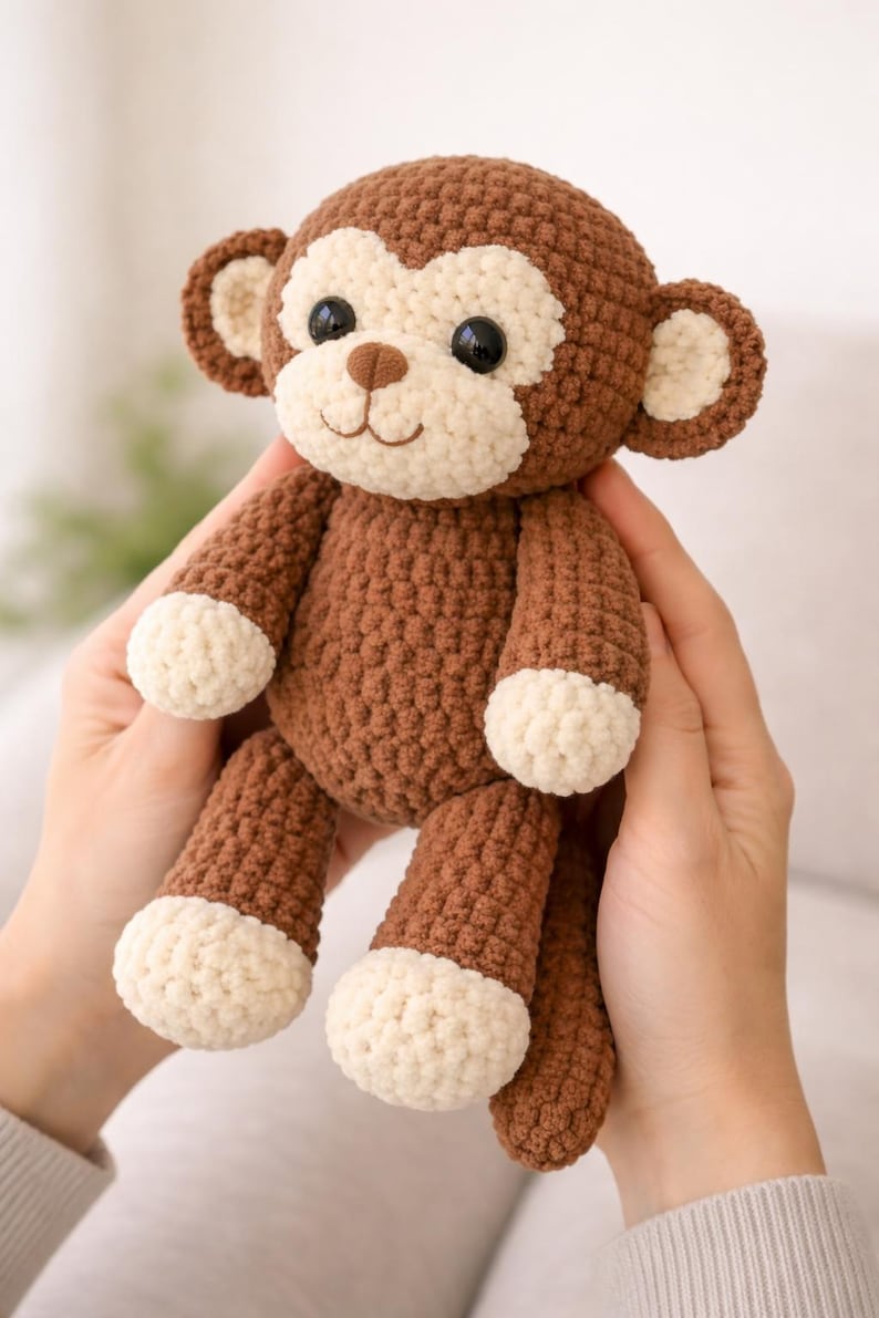 Crochet Monkey Pattern | Amigurumi Plush Toy (PDF Pattern) - Etsy