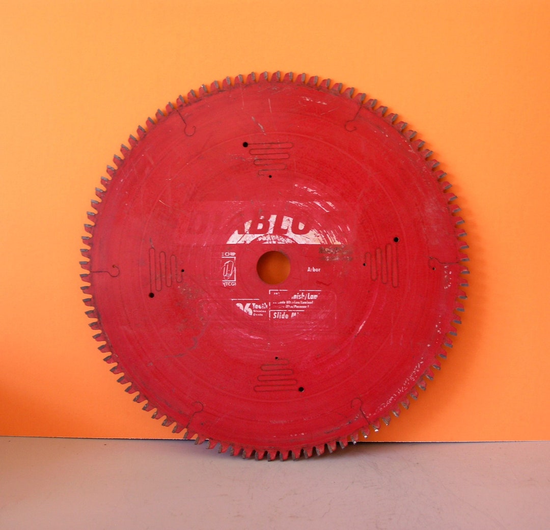 12 Saw Blade, Circular Saw, Used Cutting Blade, Salvaged Tool, Clock ...