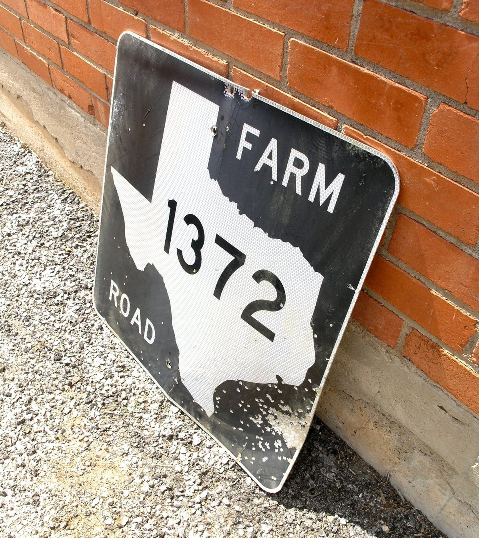 Real street sign Texas farm road highway sign TX FM 1372 | Etsy