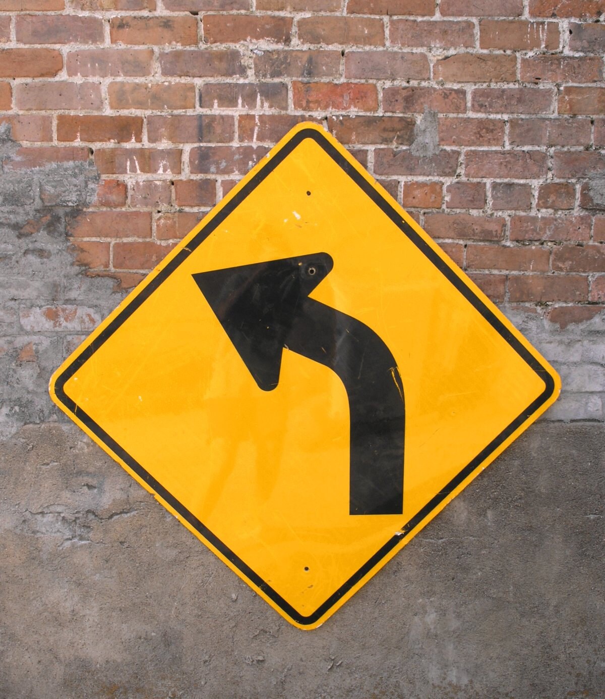 Old road sign Arrow Road curves ahead 36x36 reflective | Etsy