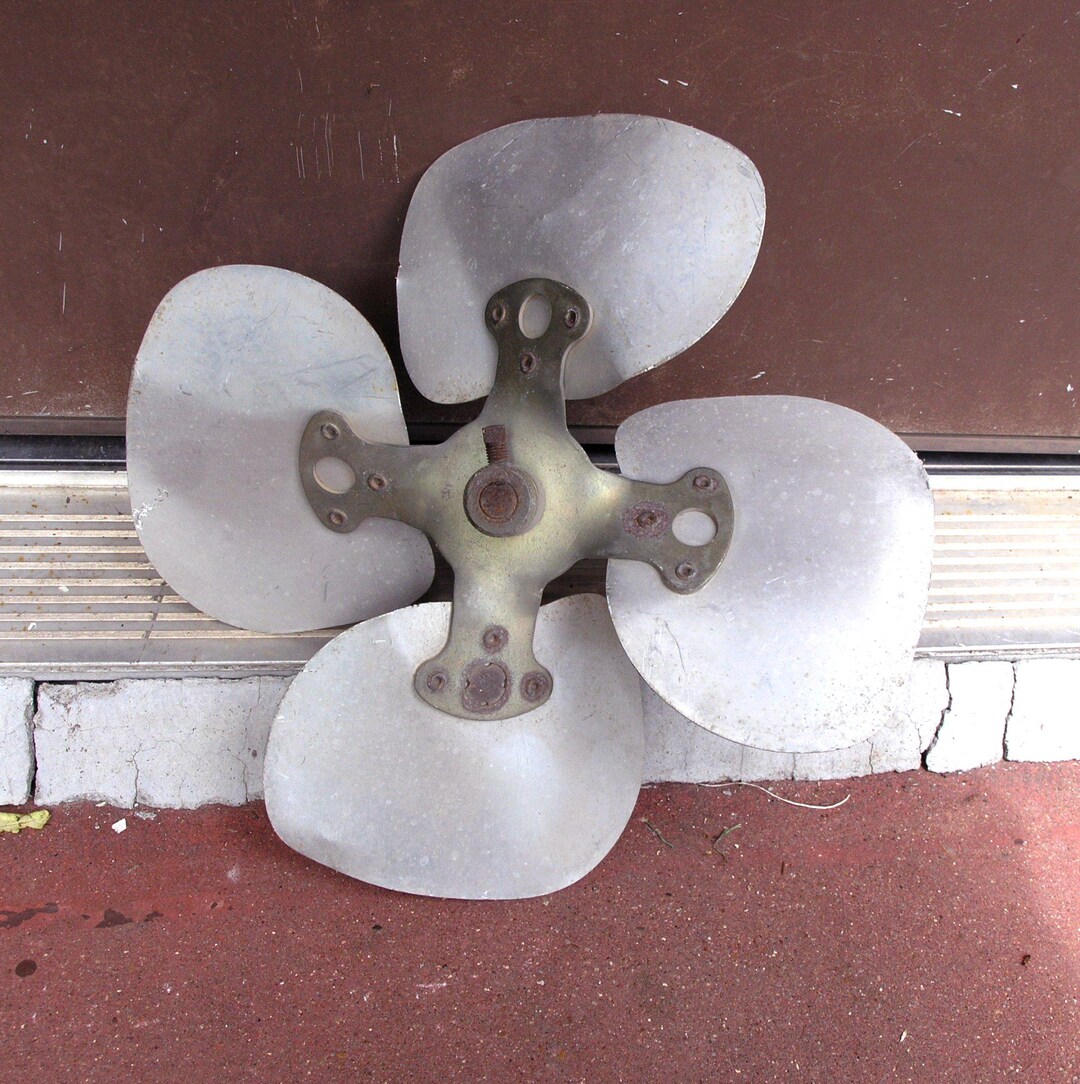 Industrial Fan, 11" Large Fan, Aluminum Fan Blade, Garden Flower, Fence ...