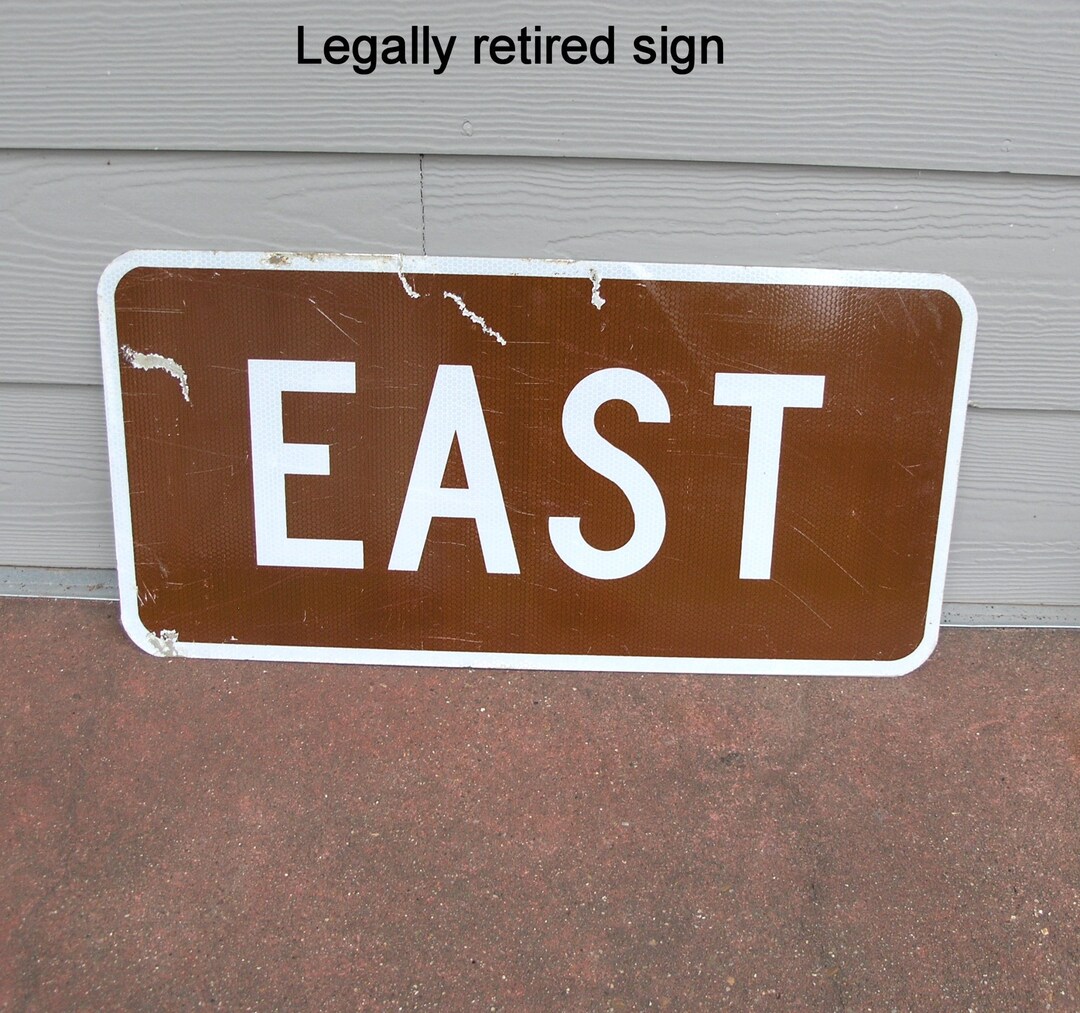 East Street Sign, REAL Road Sign, Auto Theme Wall Decor, Moving Gift ...