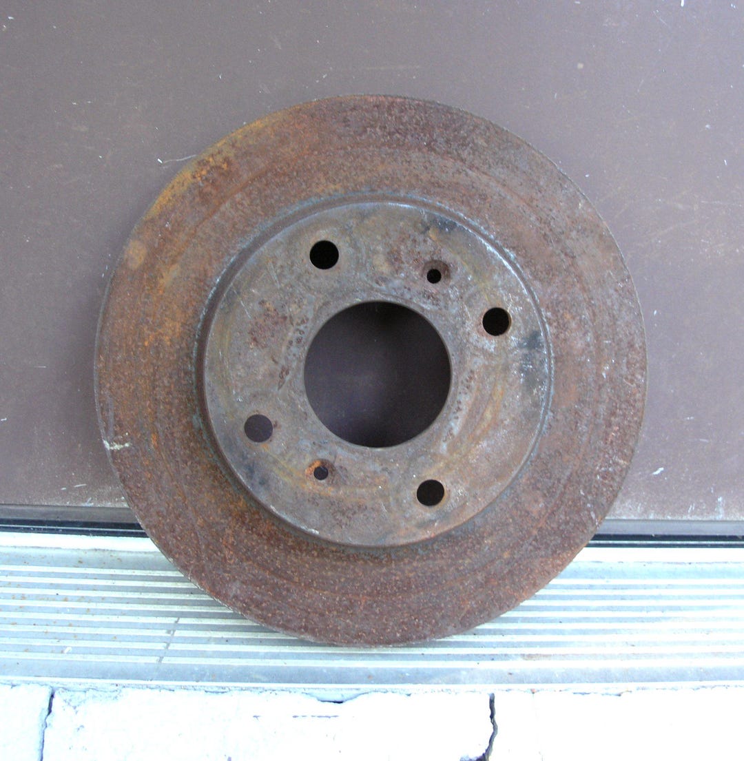 Rusty Brake Rotor, Salvaged Auto Parts, Junk Auto, Artist Gift ...