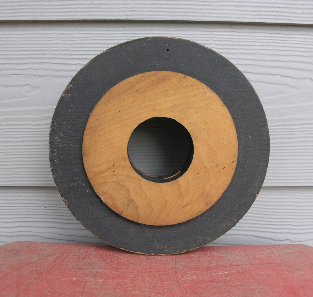Industrial Architectural, Wood Foundry Form Pattern, Mahogany, Round ...