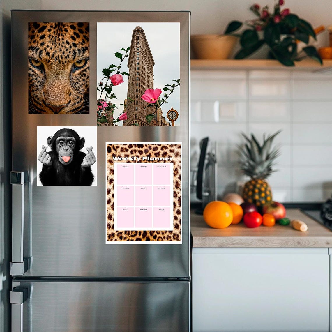 Weekly Planner Printable PDF, Leopard Print to Do Planner, Fashion ...