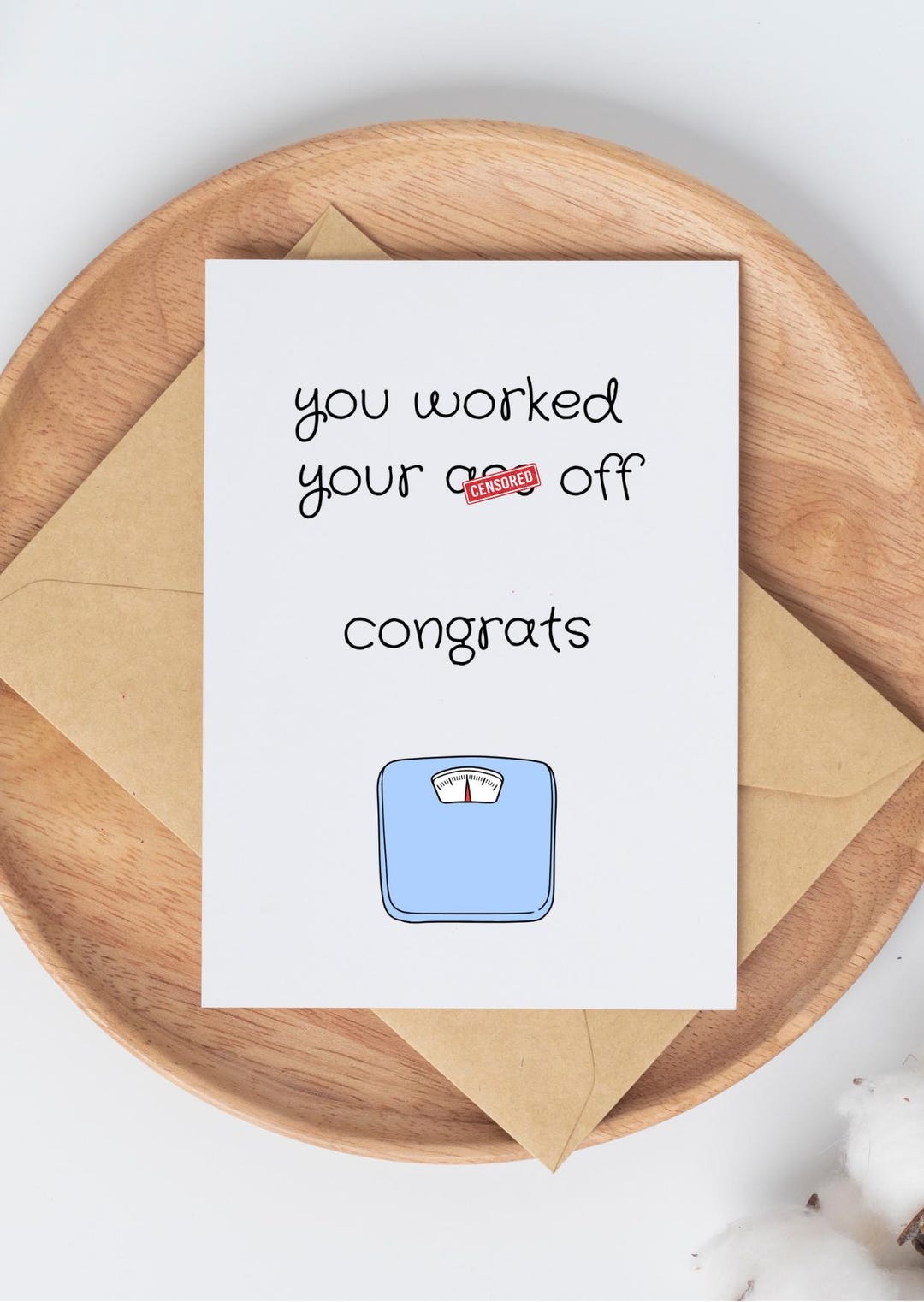 Weight Loss Card | Congratulations Card | Funny Well Done Card | New ...