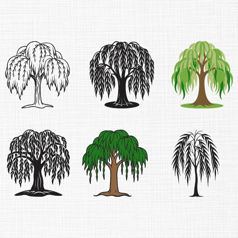 Willow Tree Embroidery - Etsy
