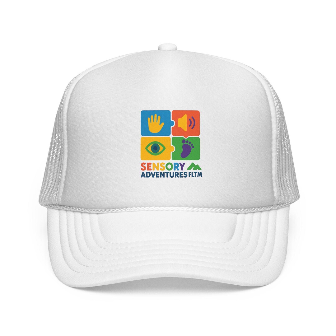 Sensory Adventures Logo Trucker Cap | Sensory Play, Kids Activity Hat ...