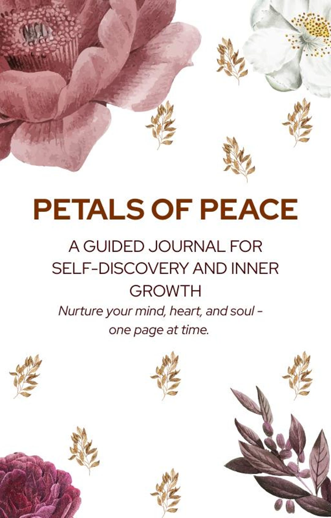 Healing Mindset Planner for Busy Women 365-day Guided Self-reflection ...
