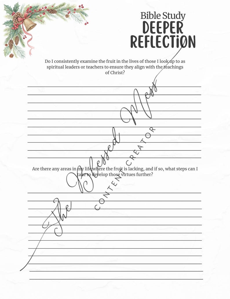 Fruit of the Spirit Bible Study | Christian Devotional (digital ...