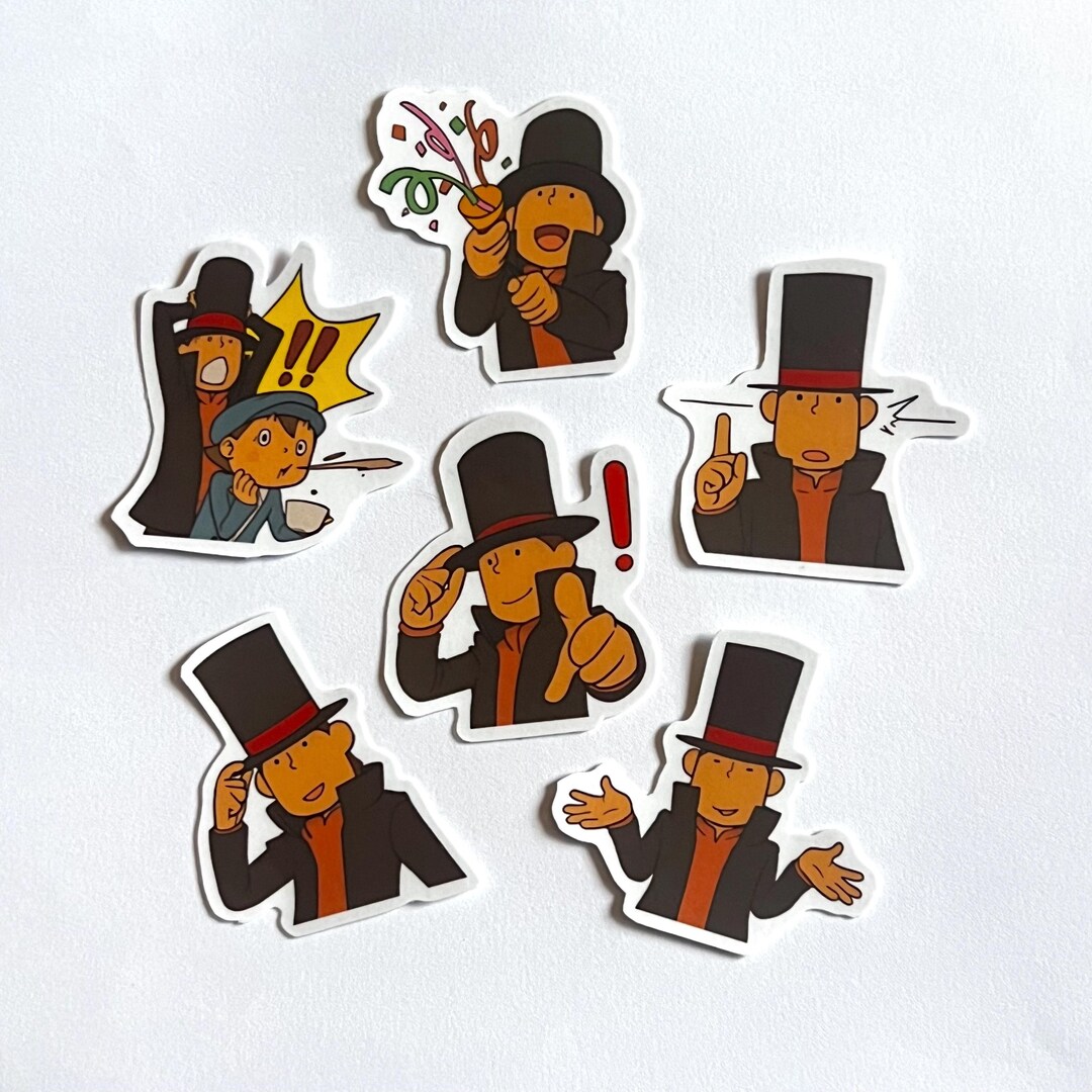 Cute Character Sticker Sheet | Chibi Puzzle Solver Sticker | Cute ...