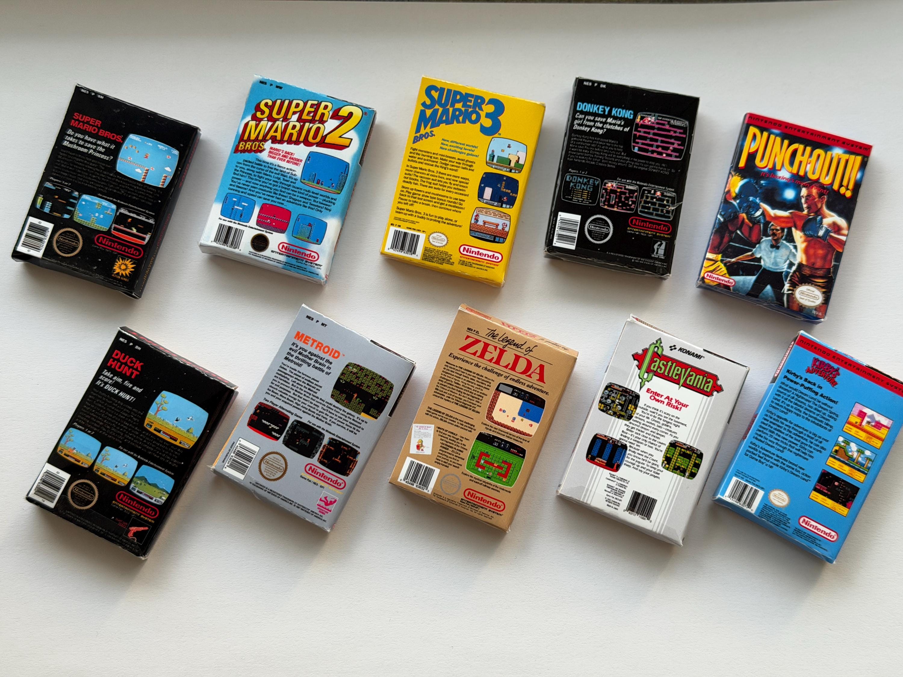Custom NES Mini Game Box & Cartridge Set – Personalized Retro Gaming ...