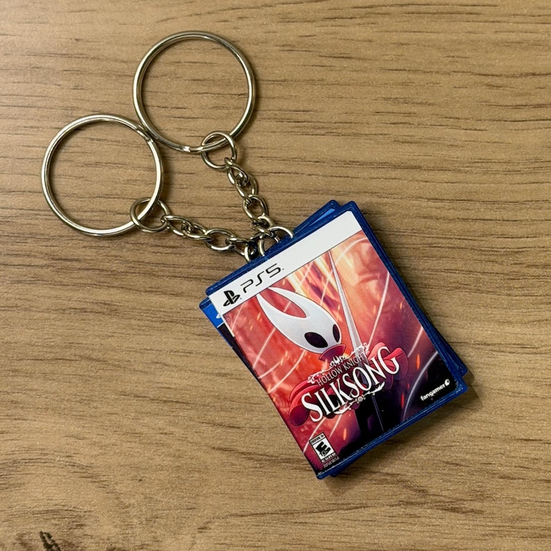 Hollow Knight Keychain – Silksong Mini Game Case – PS4 PS5 Inspired ...