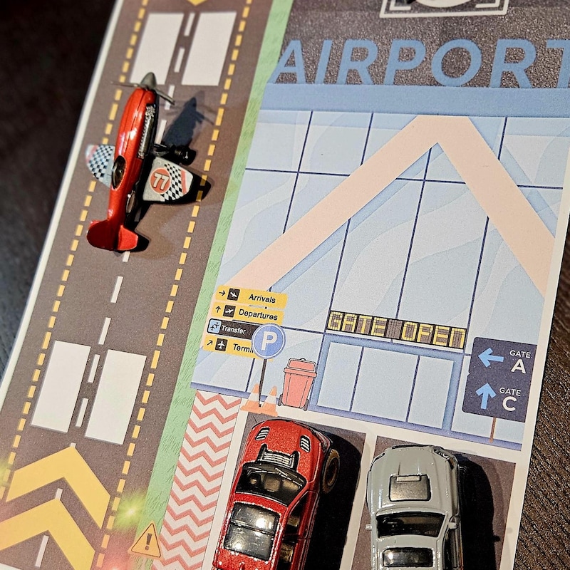 Airport Runway Map - Etsy