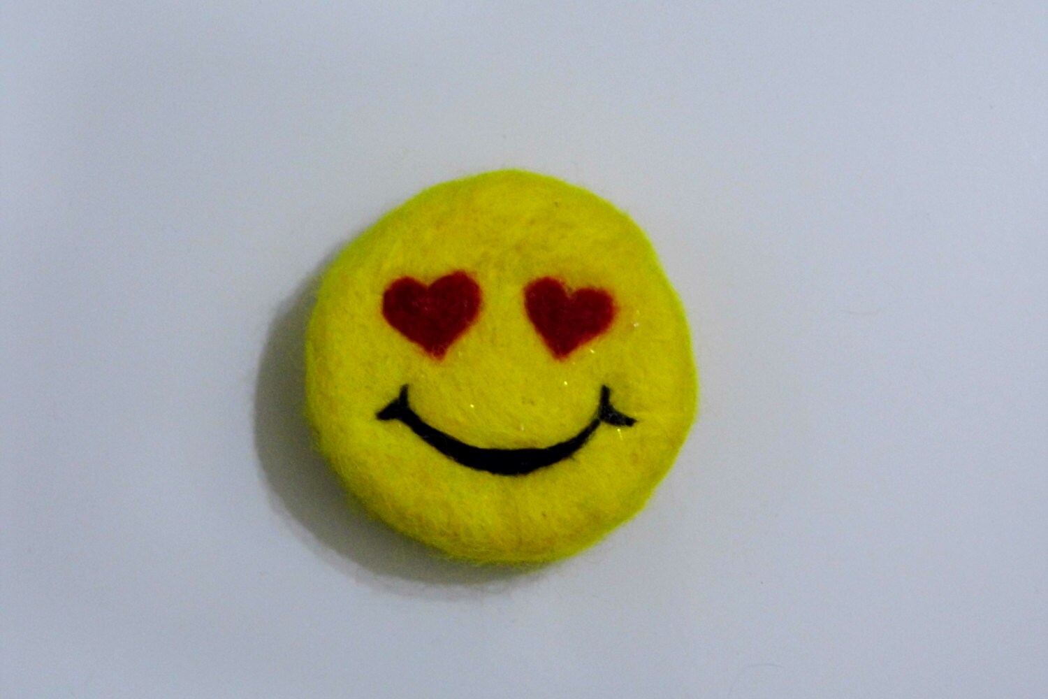 Smiley Face in Love Felted Soap | Etsy