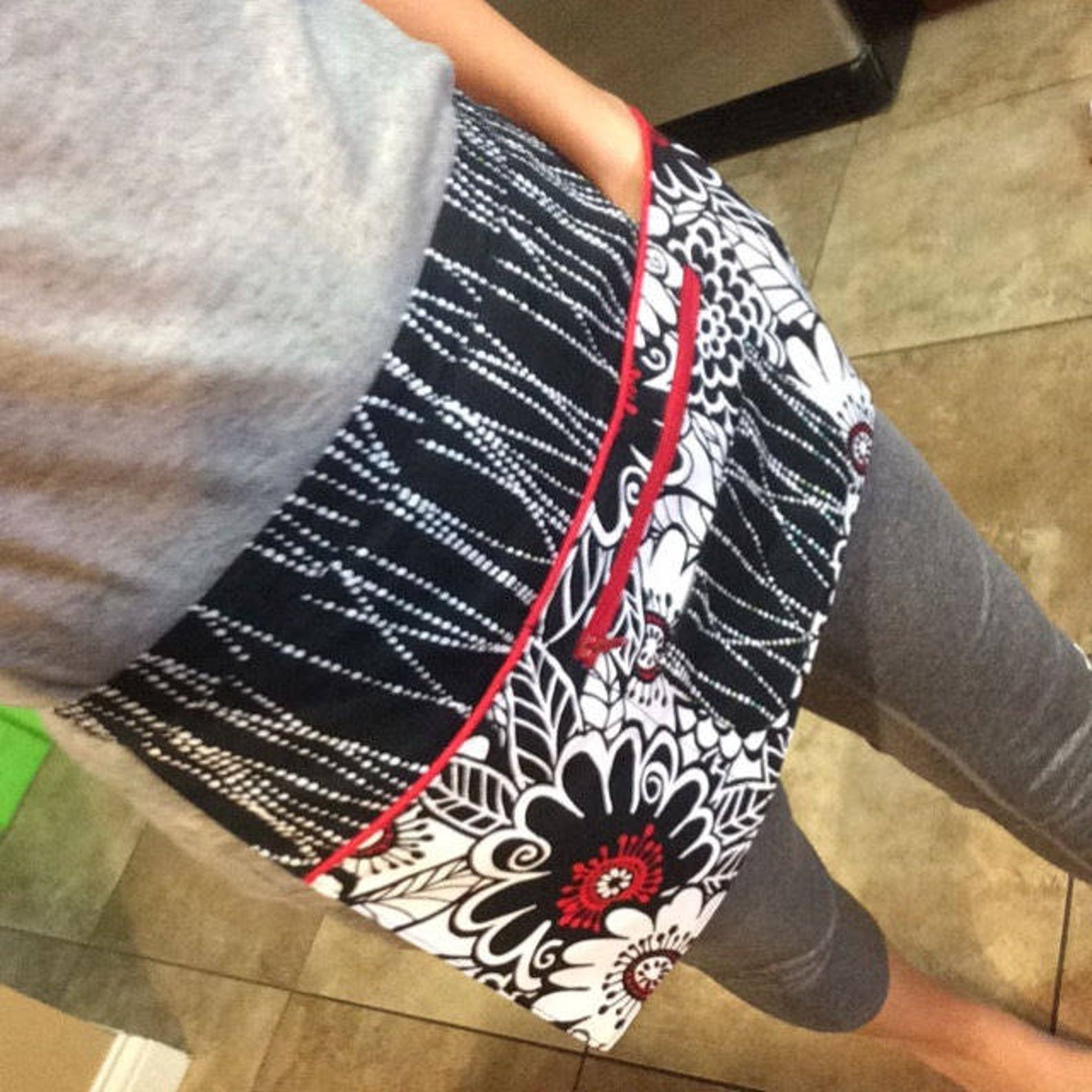 Zesty Zinnia Waist Apron With Pockets for Vendors, Gardeners, Servers ...