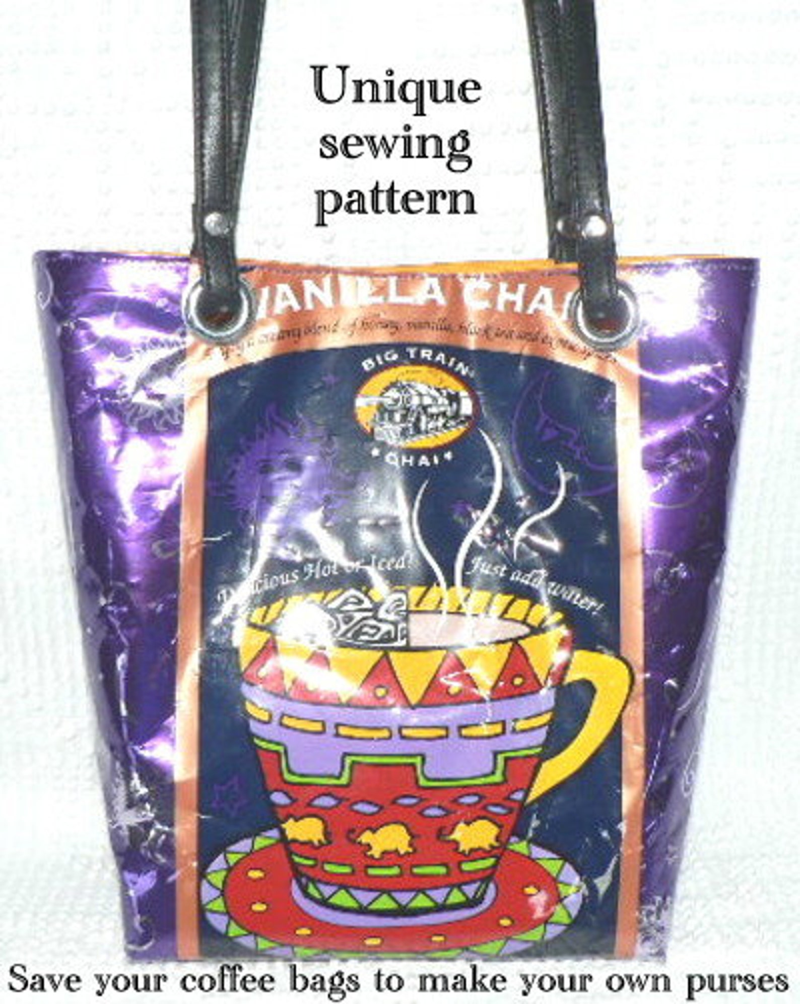 DIY Coffee Wrapper Purse Instruction Guide PDF Download - Etsy