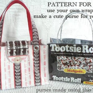 DIY Small Candy Wrapper Purse Instruction Guide PDF Download | Etsy