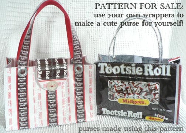 DIY Small Candy Wrapper Purse Instruction Guide PDF Download - Etsy