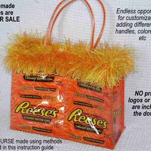 DIY Small Candy Wrapper Purse Instruction Guide (PDF Download) Tutorial ...