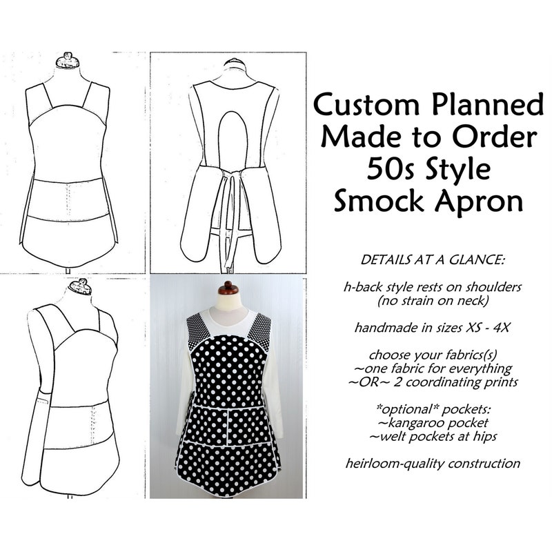 Retro 50s Apron - Etsy