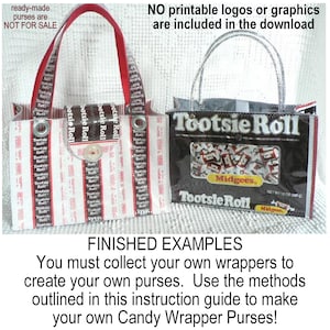 DIY Small Candy Wrapper Purse Instruction Guide (PDF Download) Tutorial ...