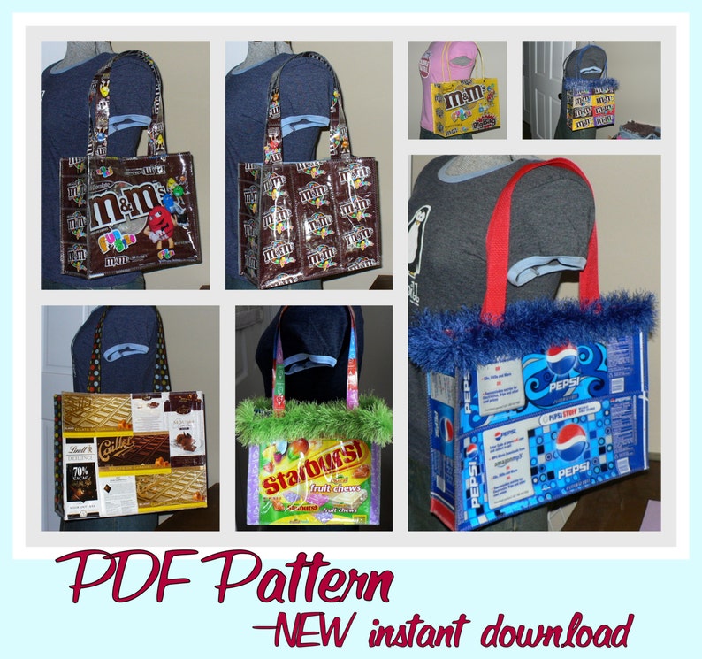 DIY Large Candy Wrapper Purse Instruction Guide (PDF Download) Tutorial ...