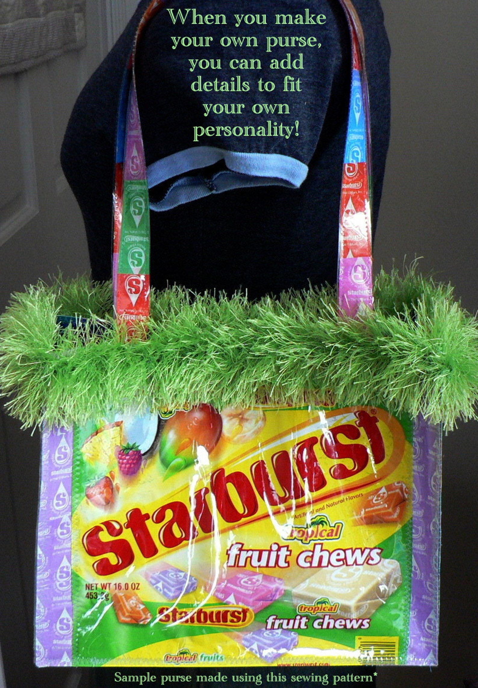 DIY Large Candy Wrapper Purse Instruction Guide (PDF Download) Tutorial ...