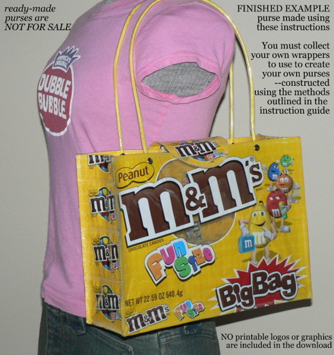 DIY Large Candy Wrapper Purse Instruction Guide (PDF Download) Tutorial ...