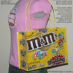 DIY Large Candy Wrapper Purse Instruction Guide (PDF Download) Tutorial ...