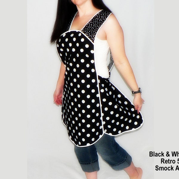 Polka Dot Apron - Etsy