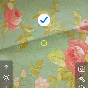 SHIPS FAST Scarlet & Sage Roses Pinafore Apron With No Ties, Relaxed ...