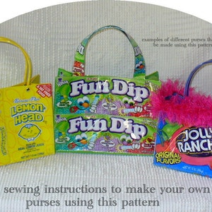 DIY Small Candy Wrapper Purse Instruction Guide PDF Download | Etsy
