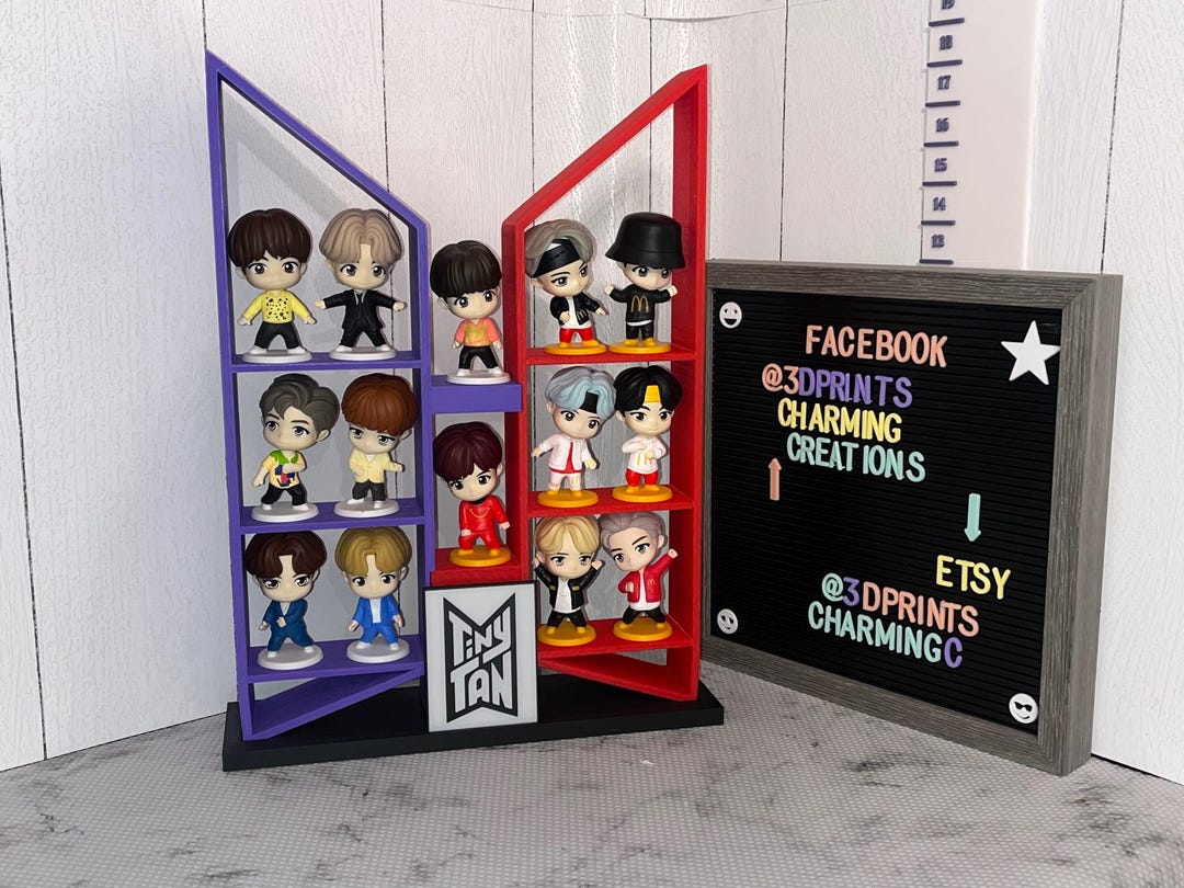 Custom Designed BTS Tiny Tan Display Shelf Throwback AND Encore Edition ...