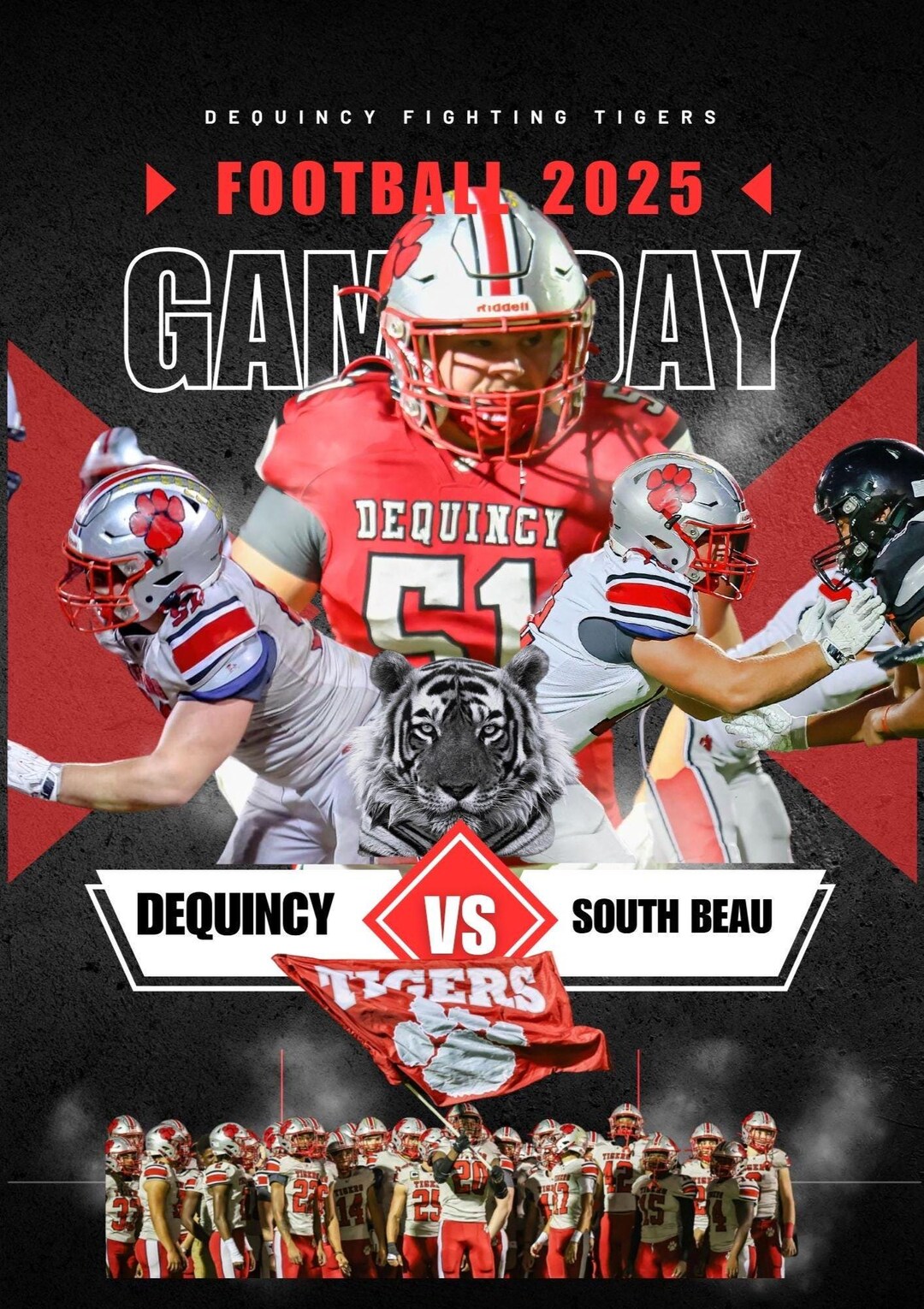 Digital Game Day Poster! Hype Poster! Yearbook Ads! Senior Night ...