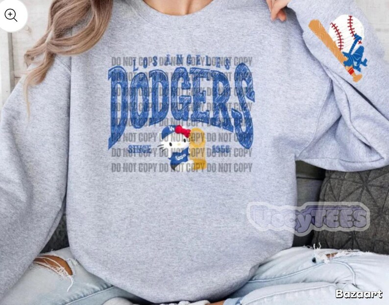 HK Hello Kitty Trophy Los Angles Dodgers World Series Champions ...