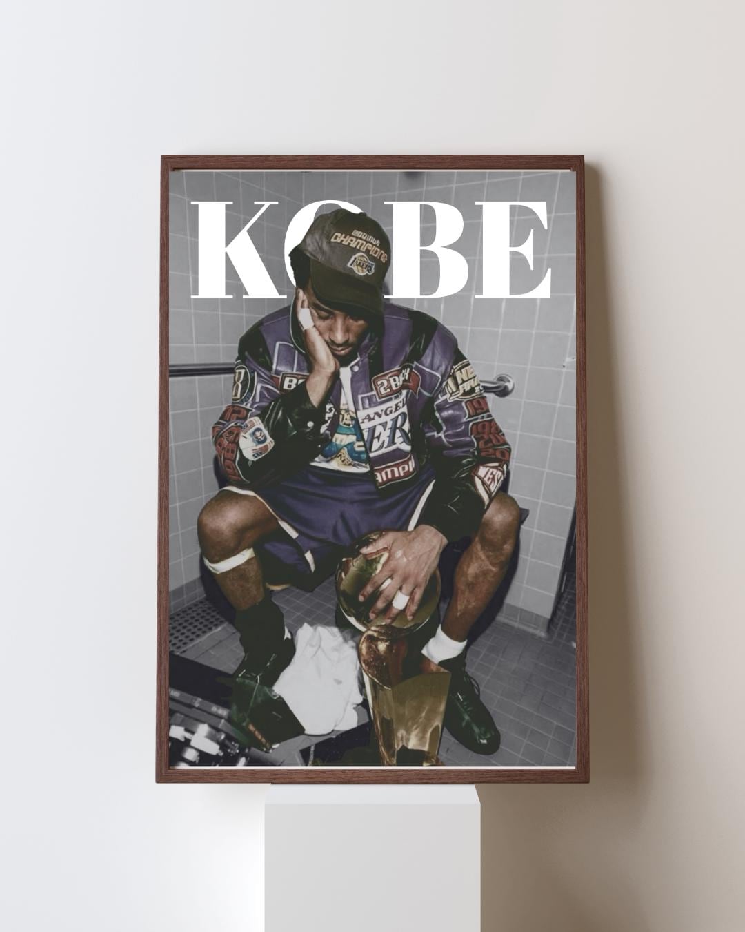 Kobe Bryant Championship Wall Art | Kobe Lakers Legacy Poster | NBA ...