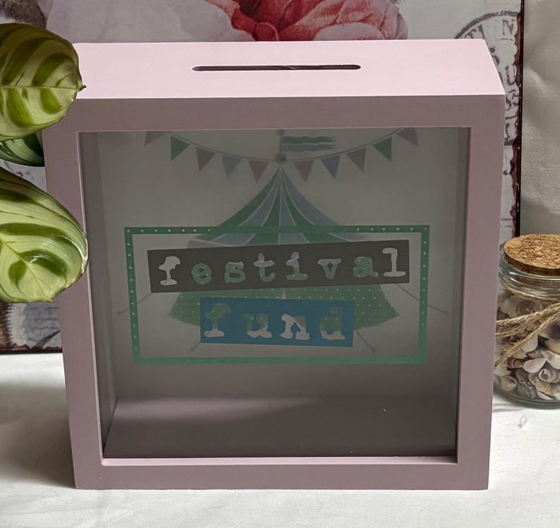Large Wooden Festival Fund Money Box - Etsy