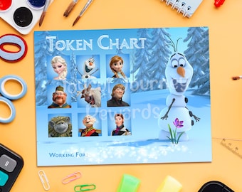 Incredibles Token Chart - 9 Token Reward System - Etsy