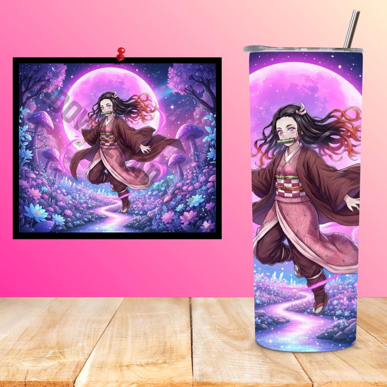 Anime Mädchen Tumbler Wrap PNG Bundle | 20oz Skinny Sublimationsdesign ...