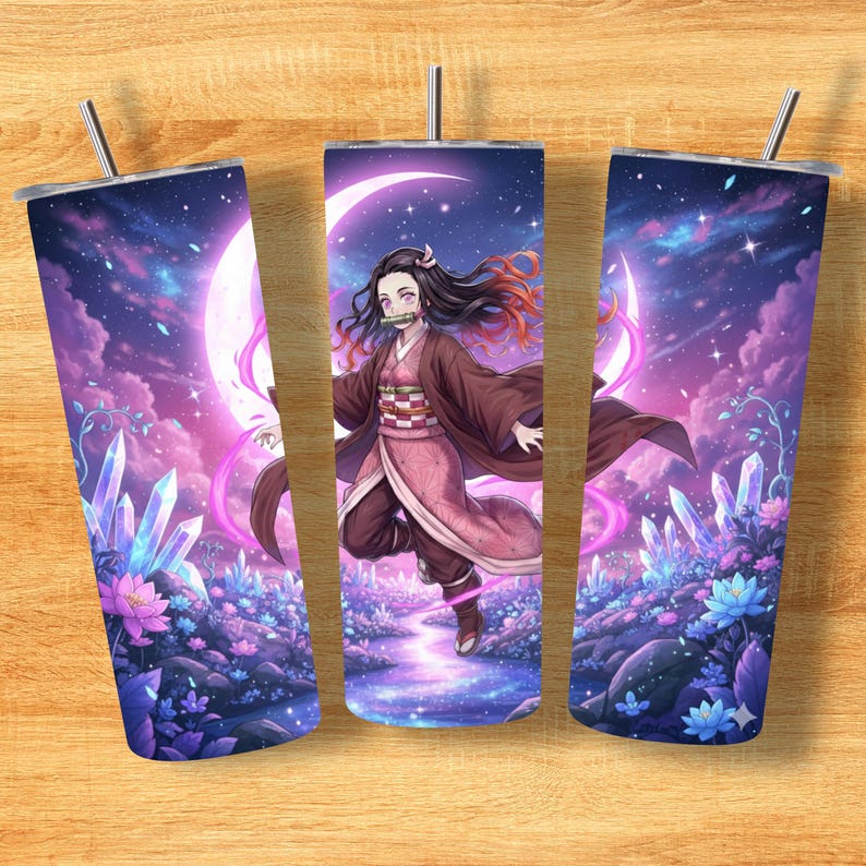 Anime Mädchen Tumbler Wrap PNG Bundle | 20oz Skinny Sublimationsdesign ...