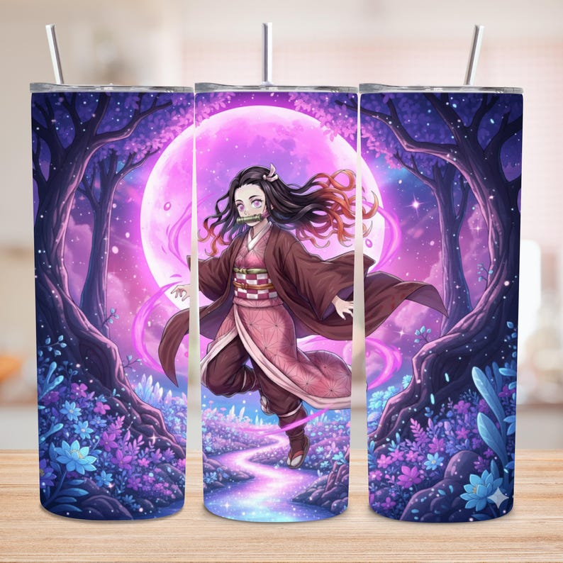 Anime Mädchen Tumbler Wrap PNG Bundle | 20oz Skinny Sublimationsdesign ...